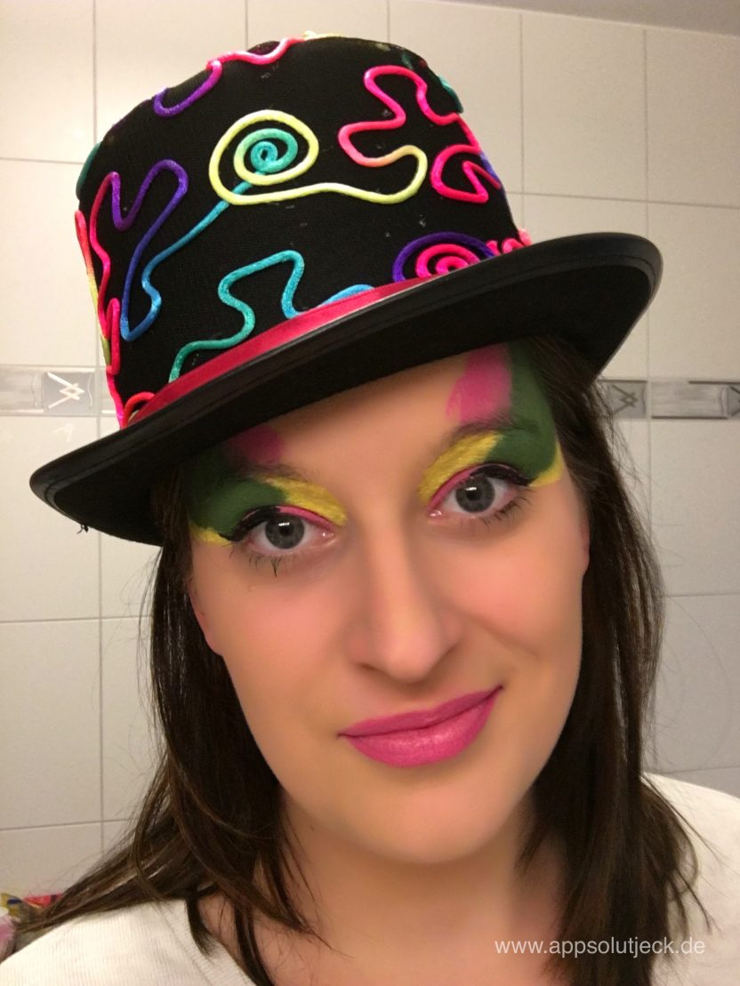 Make-Up Tutorial: Bunte 80er (Sarah) - AppSolut Jeck