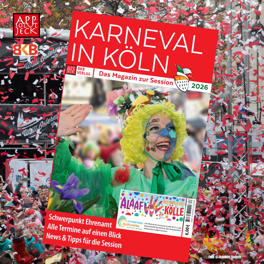 Sessionsmagazin "Karneval in Köln 2026" ist erschienen (Red ...